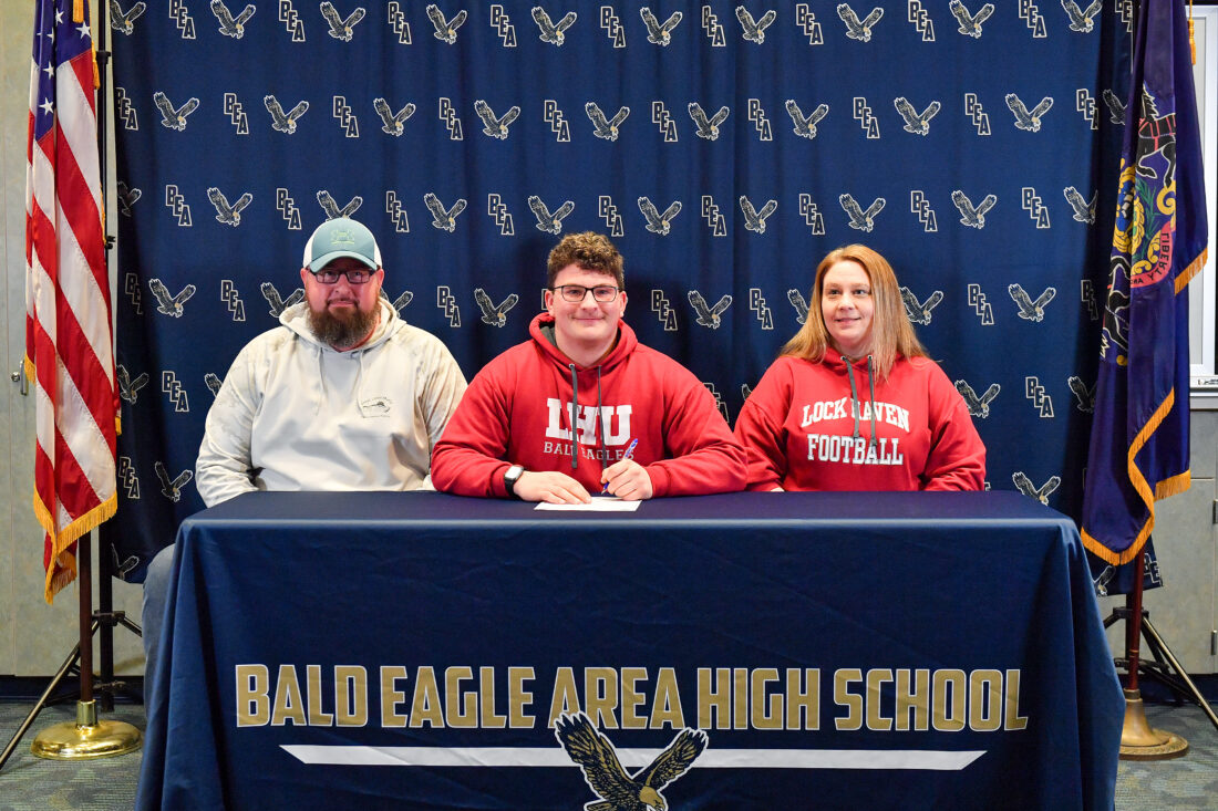 Eight Bald Eagle Area football, baseball players sign college ...